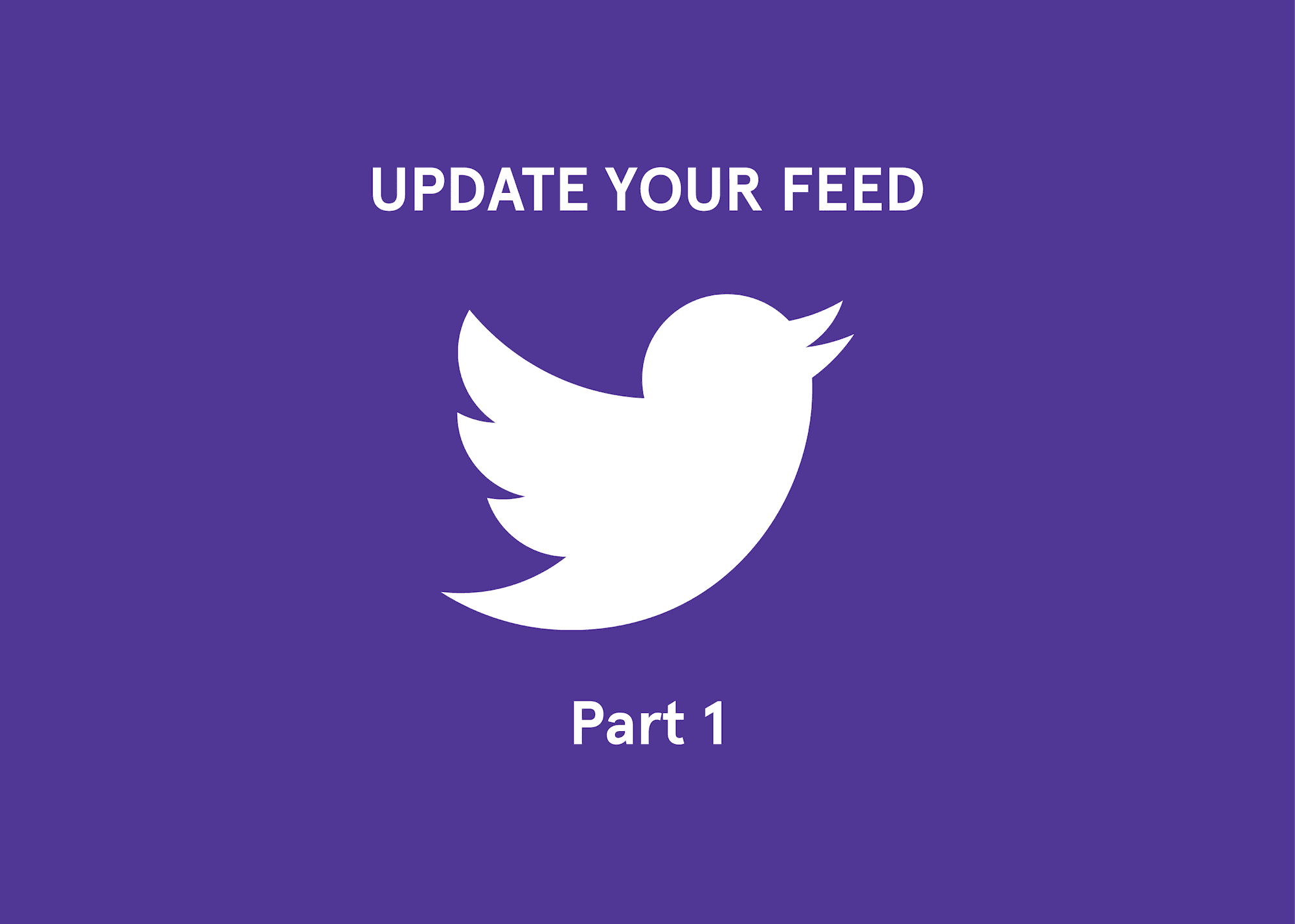 Update Your Feed and Bookmarks Bar